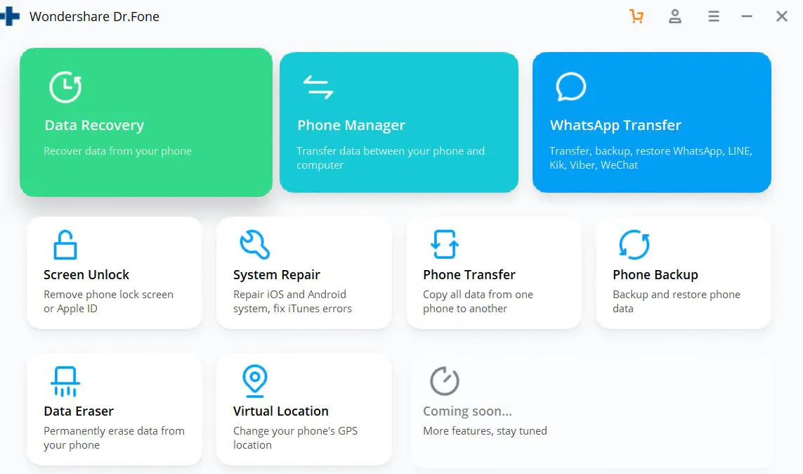 Iskysoft Toolbox: Data recovery | Phone Manager | WhatsApp transfer