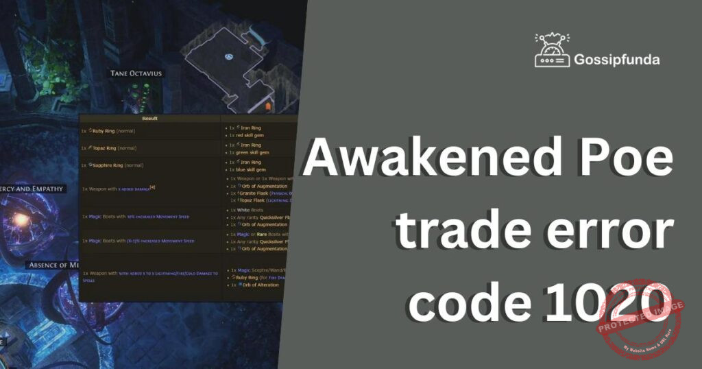 Awakened Poe Trade Error Code 1020 Gossipfunda Awakened Poe Trade Error Code 1020 Gossipfunda